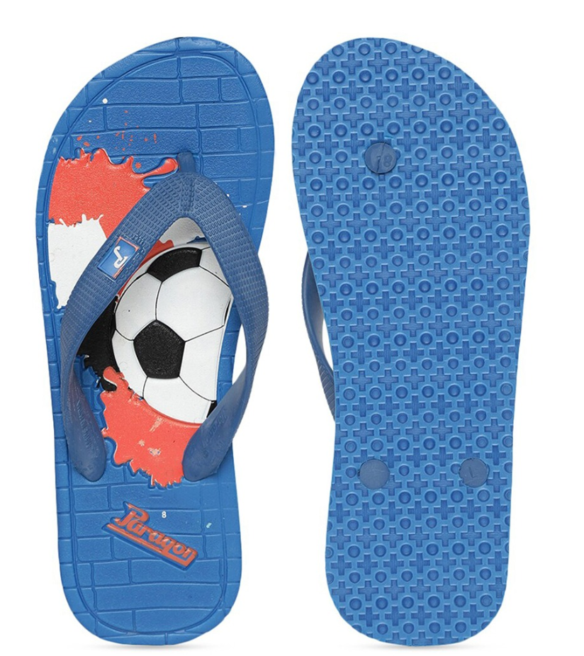 Buy Online | Paragon Men Blue and White Flip-Flops